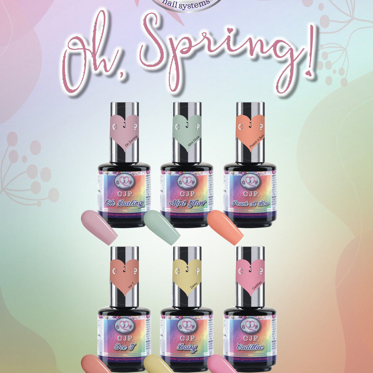 C Jel P Gel Polish Oh Spring Collection – CJPNails