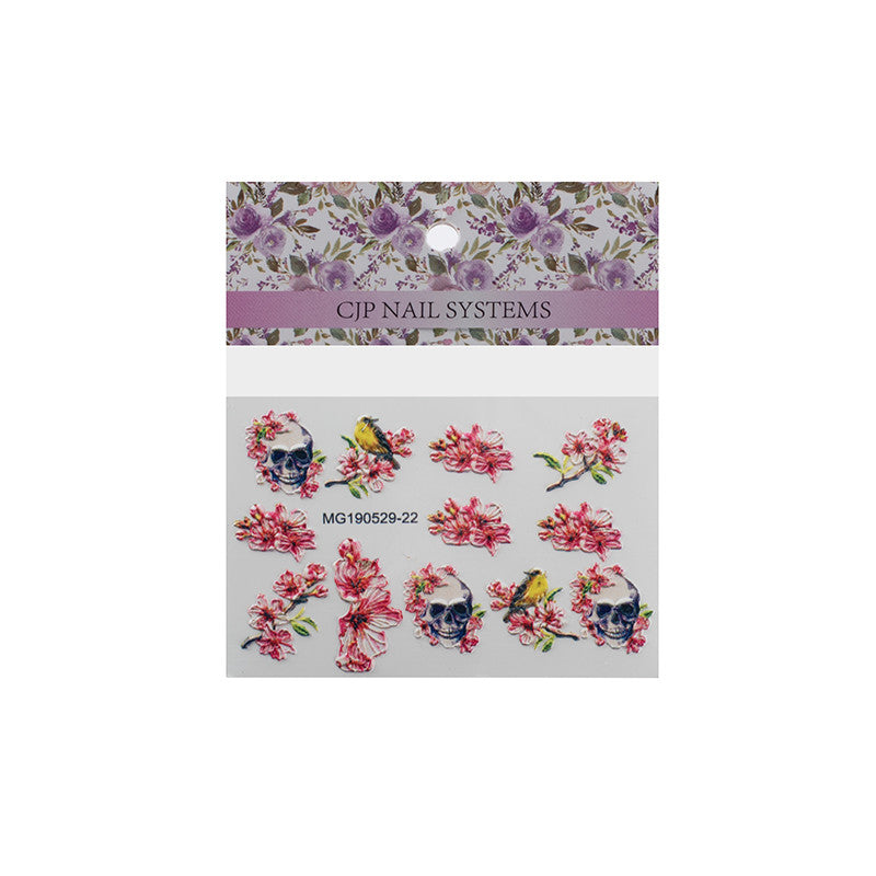 5D Water Decals Skulls – CJPNails