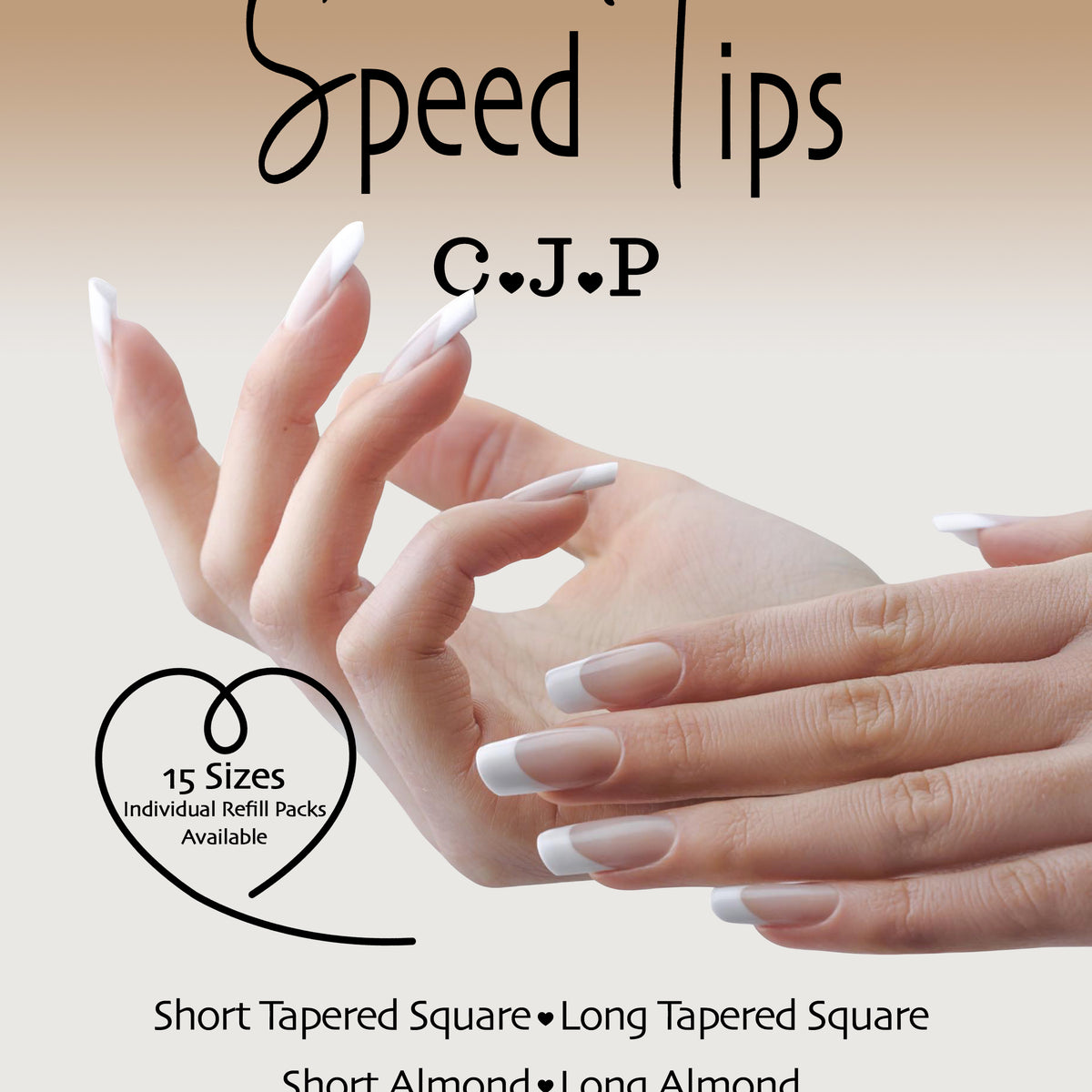Soft Gel Speed Tips (Various Shapes - Full Cover) – CJPNails