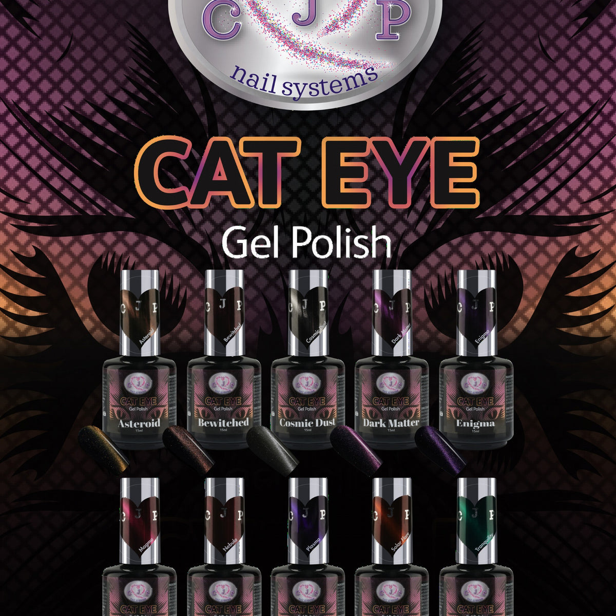 C Jel P Gel Polish Cat Eye Gel Polish - NEW BOTTLES – CJPNails